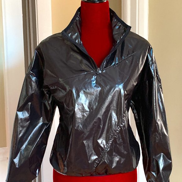 JoyLab | Jackets & Coats | Joy Lab Black Patent Leather Look ...